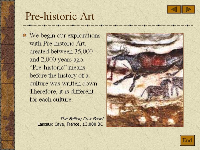 Major Time Periods - Pre-historic